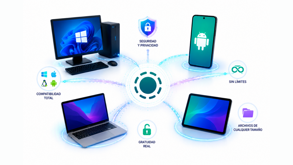 Enviar archivos de Android a Windows con LocalSend: Guía