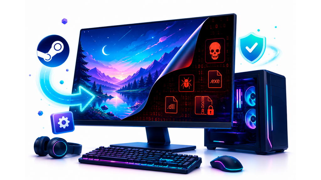 Wallpaper Engineにおけるマルウェア：Steamにおけるリスクと対策